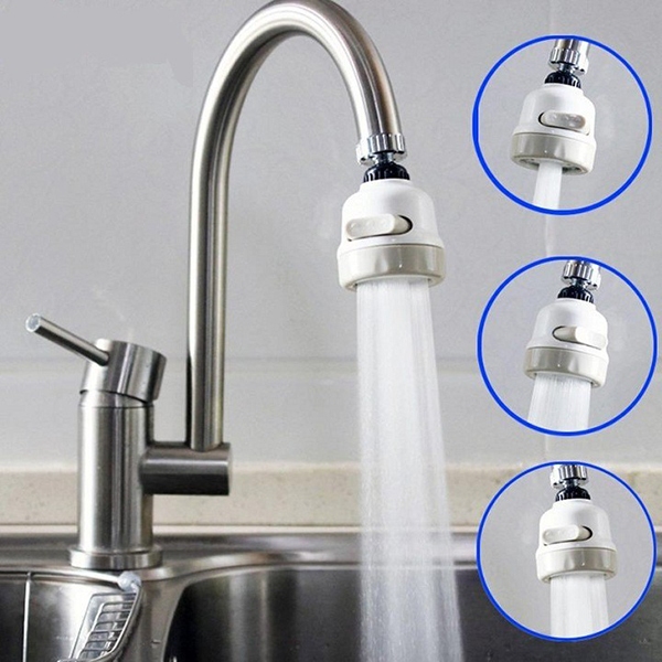 New technology booster faucet head rotates 360 degrees, 3 smart flow ...
