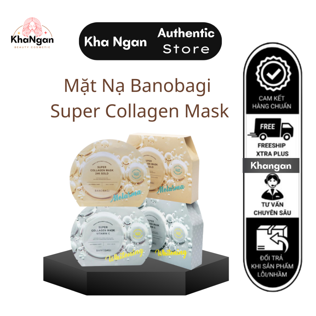 [New Model] Banobagi Premium Super Collagen Mask (box of 10 pieces ...