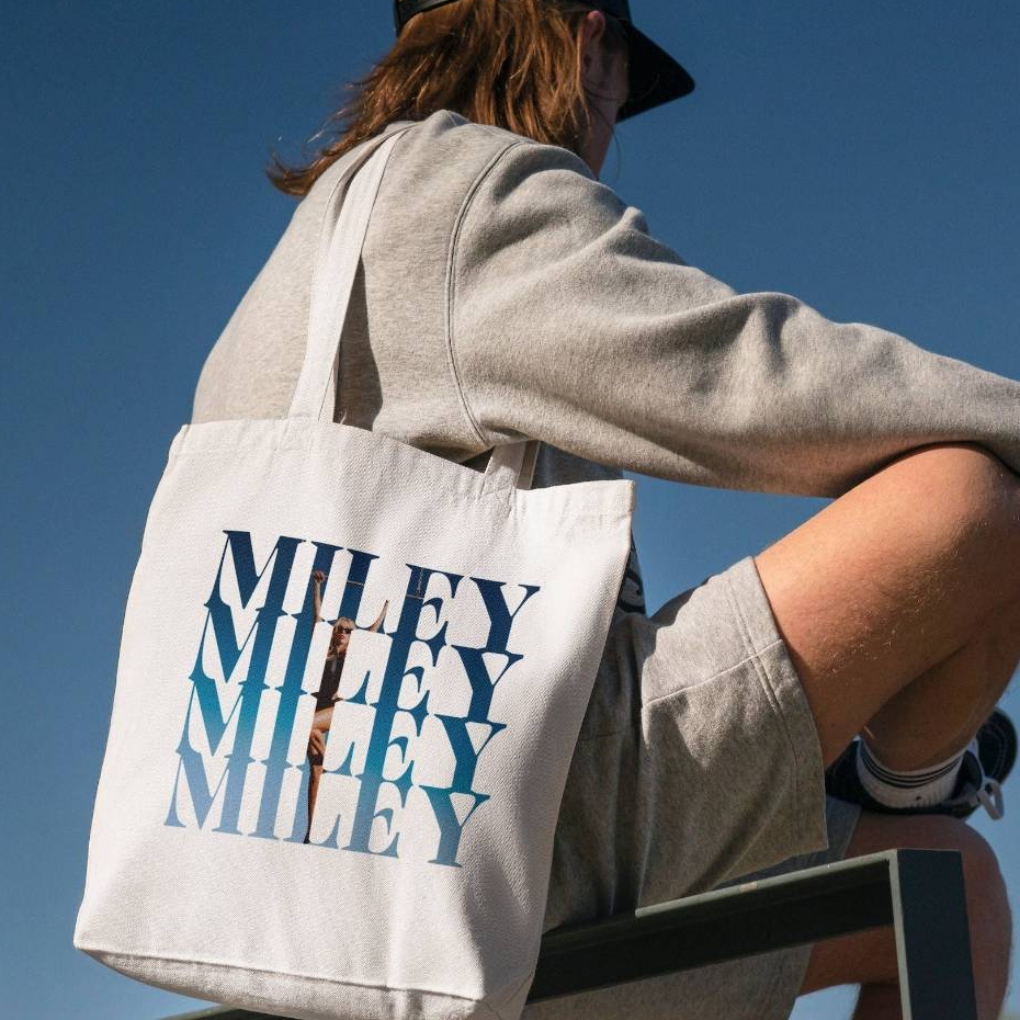 Miley Cyrus Endless Summer Vacation 2023 Canvas Tote Bag, Heart US ...