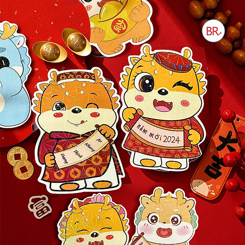 Lucky money chibiCNY with many cute animal shapes hot trend for Tet At ...