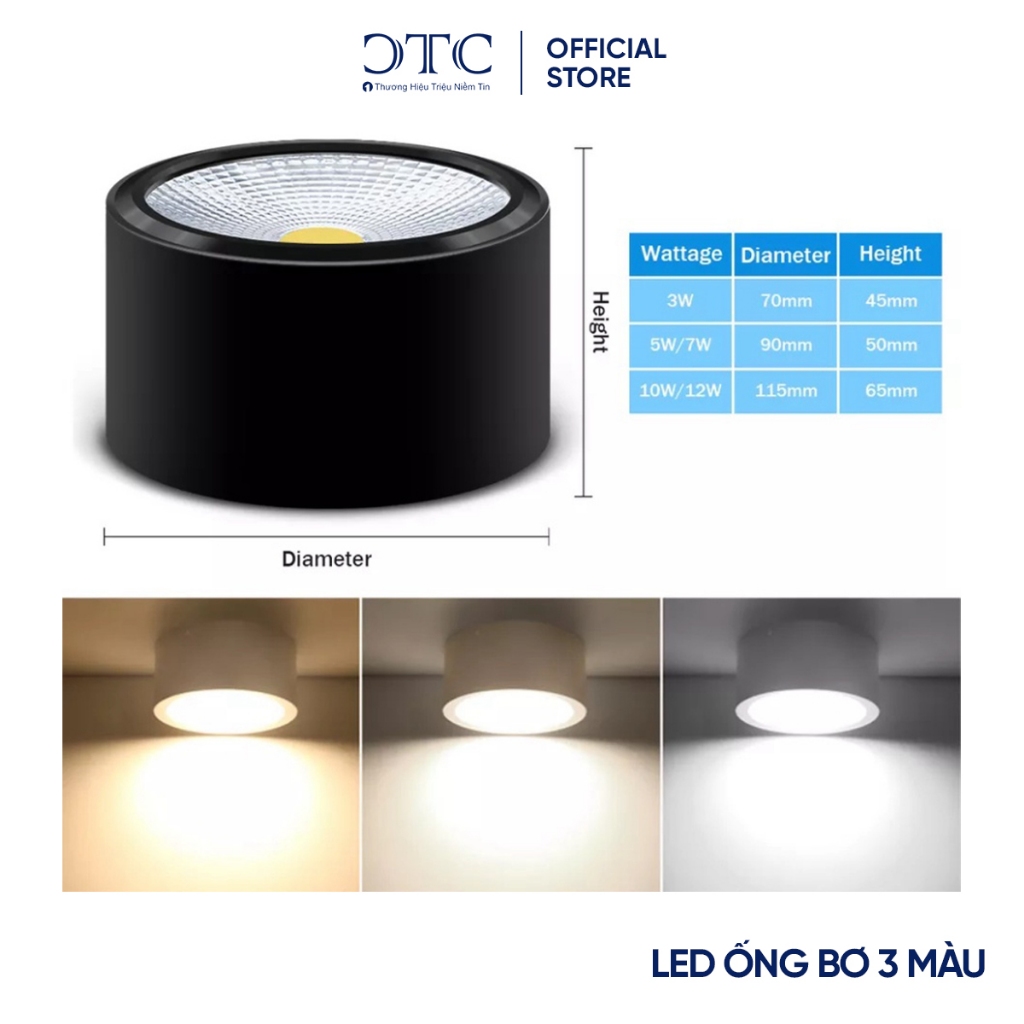 Led Tube Light, 7W/3 Color Floating Ceiling Can Led Light, Realistic ...