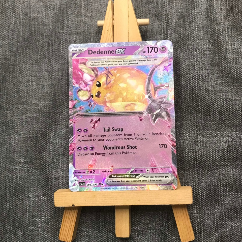 Pokemon Dedenne ex 093/193 Card - Scarlet & Violet: Paldea Evolved ...