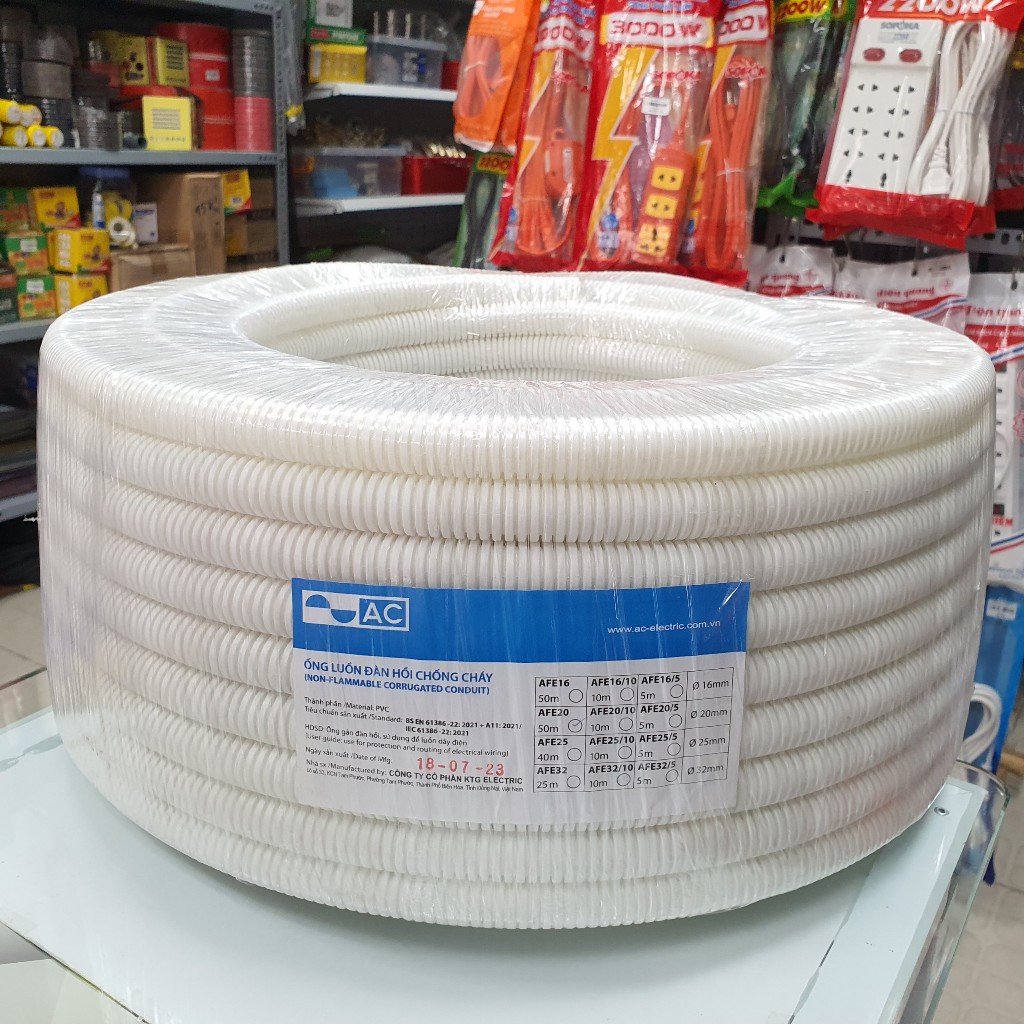 Chicken intestines 16, 20, 25, 32, AC fireproof elastic conduit (sold ...