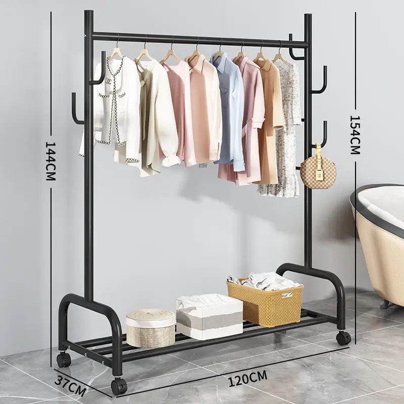 Clothes Hanging Shelf, U-Shaped Clothes Rack with Diverse Designs ...