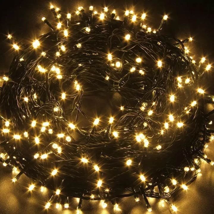 Outdoor Decorative led Strip Lights 40m Diamond Hexagonal Bulb | Shopee ...