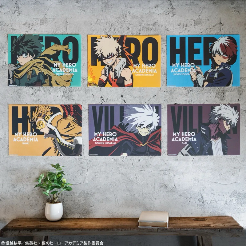 [Genuine] Visual Board B4 MHA My Hero Academia Superhero Academy ...