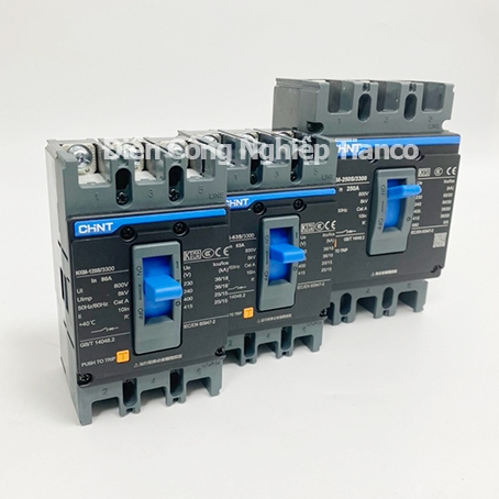 Chint MCCB 3P 3P 32A 40A 50A 63A 80A 100A Attomat NXM-125S/3300 ...