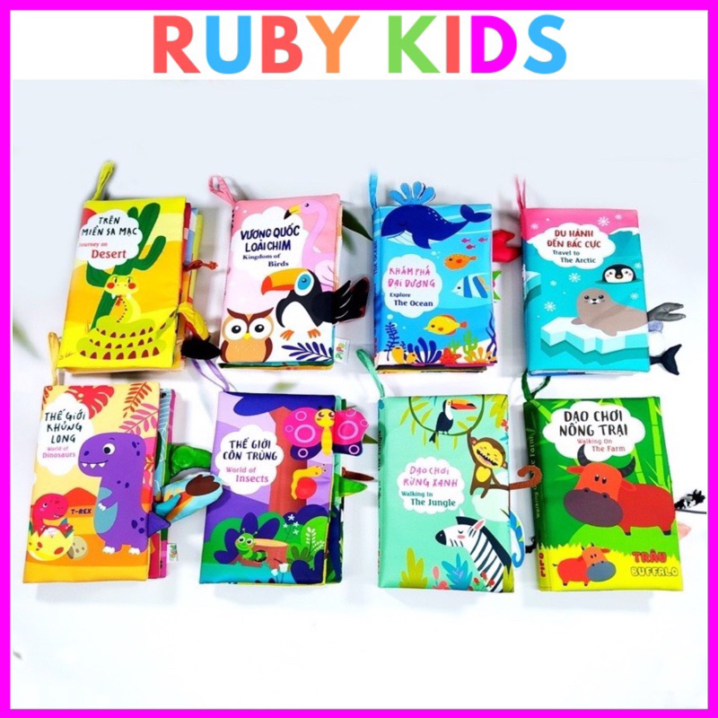 Pipo interactive tail guessing cloth book - Many topics to help ...