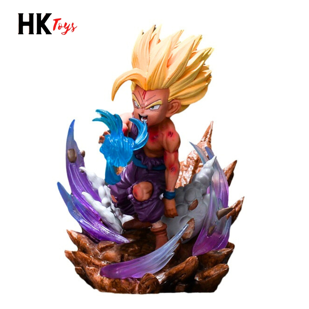 Dragonball Gohan chibi fighting model - Height 12cm - weight 290gram ...
