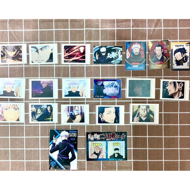 [Genuine] Card Bromide Sticker Gojo Satoru, Geto Suguru JJK Jujutsuuka ...