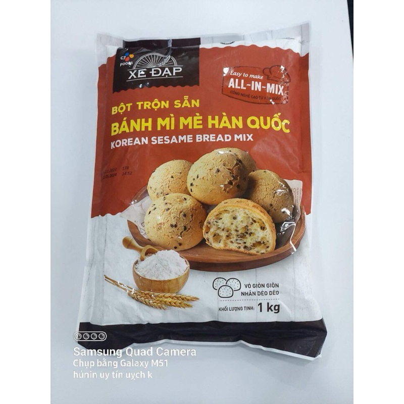 Pre-mixed Korean Sesame Bread Bicycle Flour 1kg | Shopee Malaysia