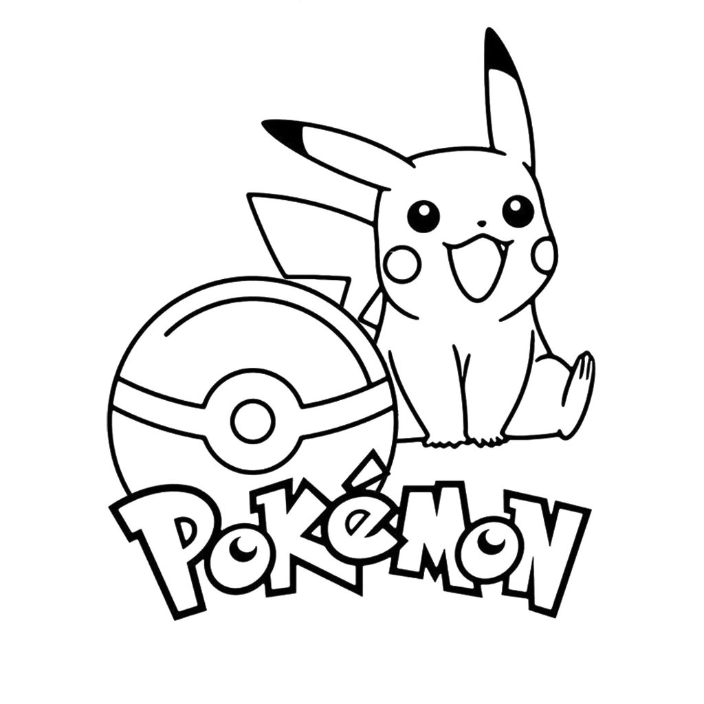 50 Pokemon coloring pages with wax and pencil colors in A4 size for ...