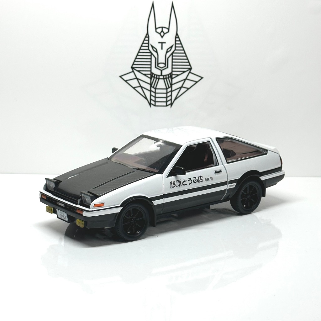 1/24 Metal Car Model TOYOTA TRUENO AE86 Miniauto Supercar Used for Desk ...