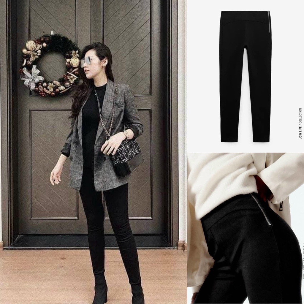 Leggings Type 1 4-Way Stretch Korean umi Material basic Smooth Design ...