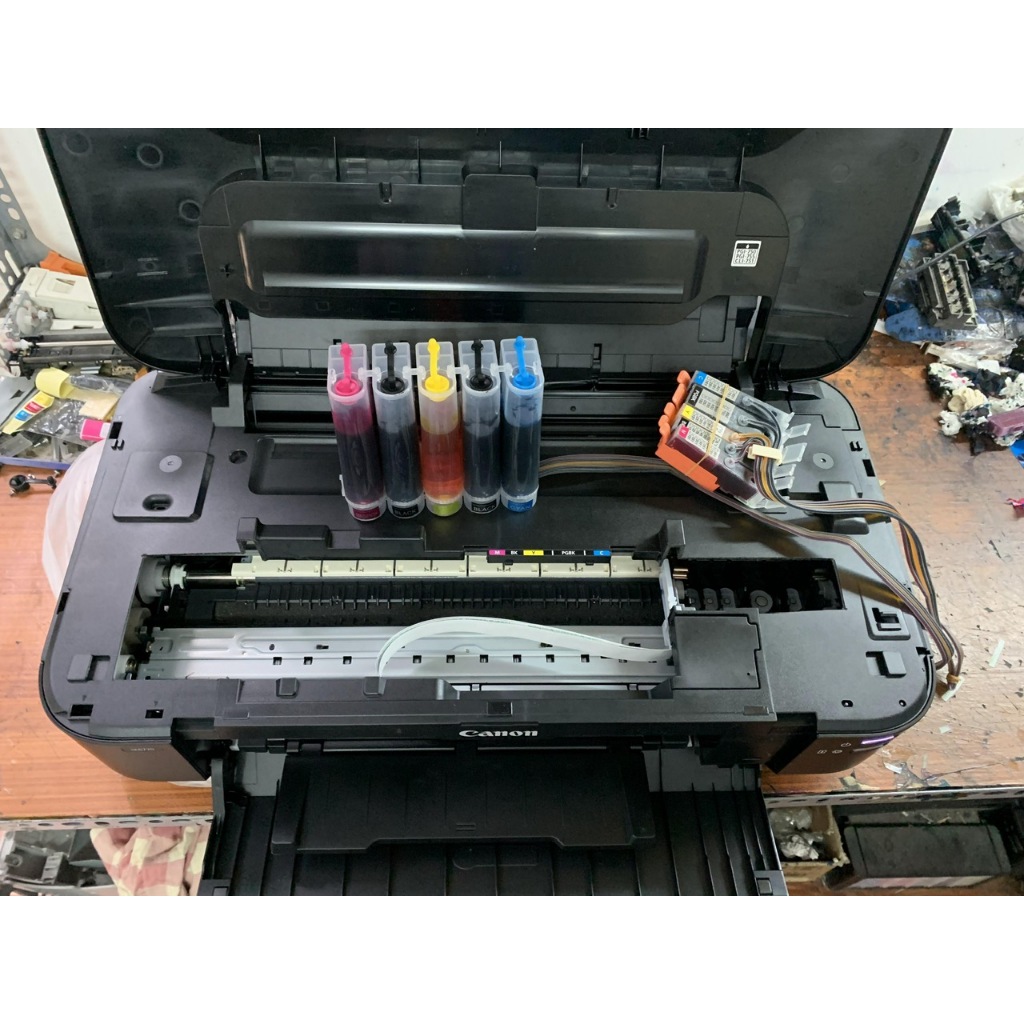 Canon pixma IX6770 A3 color inkjet printer + external guide + ink ...