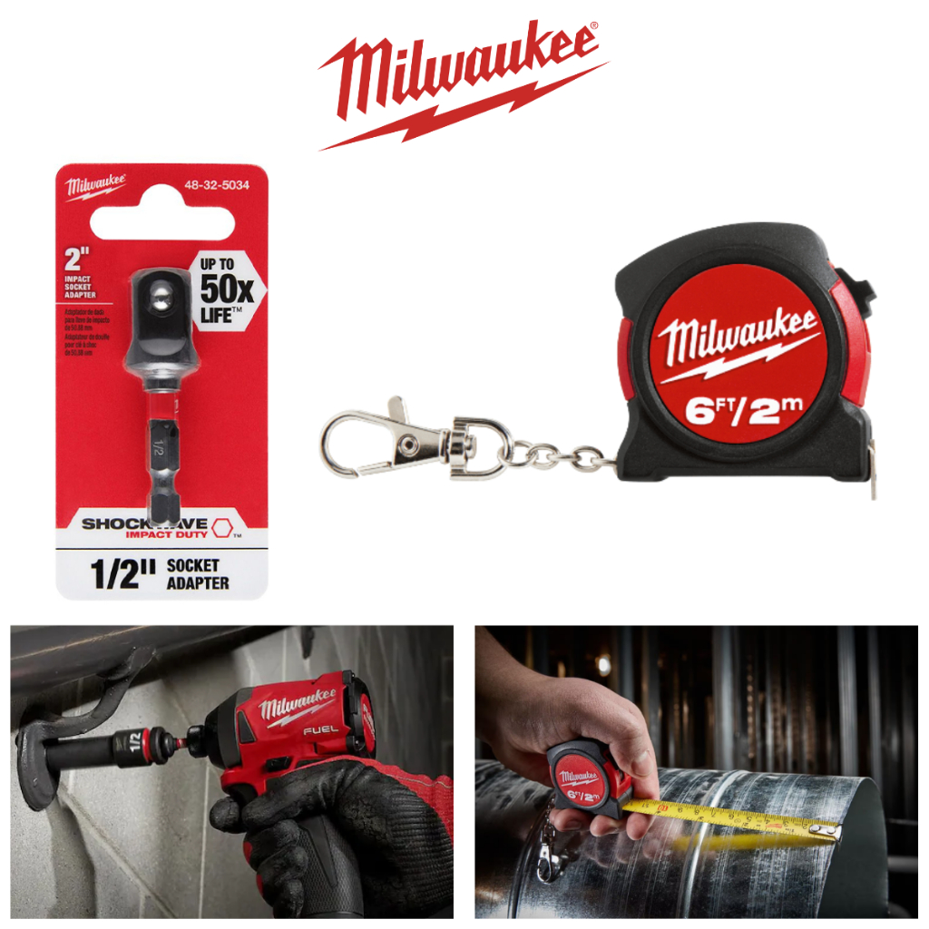 Ruler 2m And Screw Head To 1 / 2 inch Milwaukee Bolt. Genuine Luxury ...