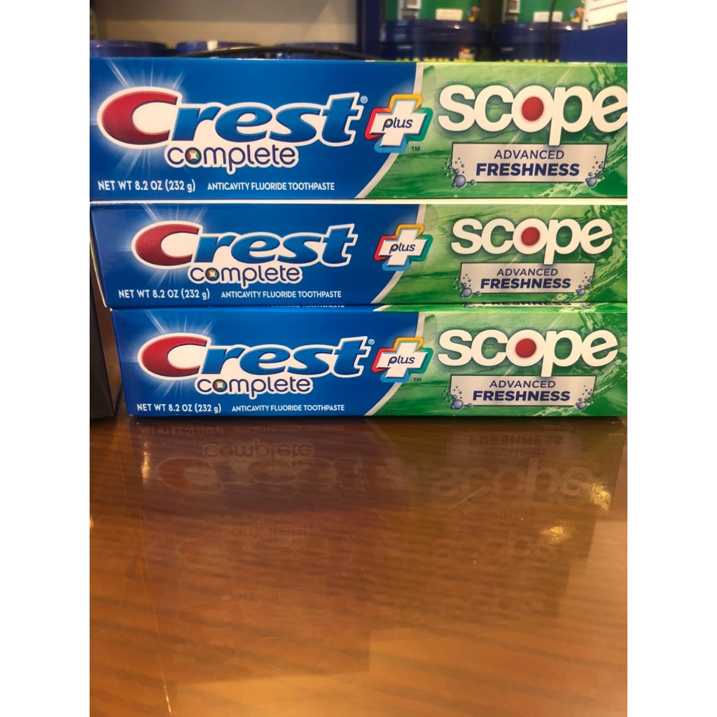 Crest COMPLETE EXTRA WHITENING SCOPE Toothpaste 232g | Shopee Malaysia