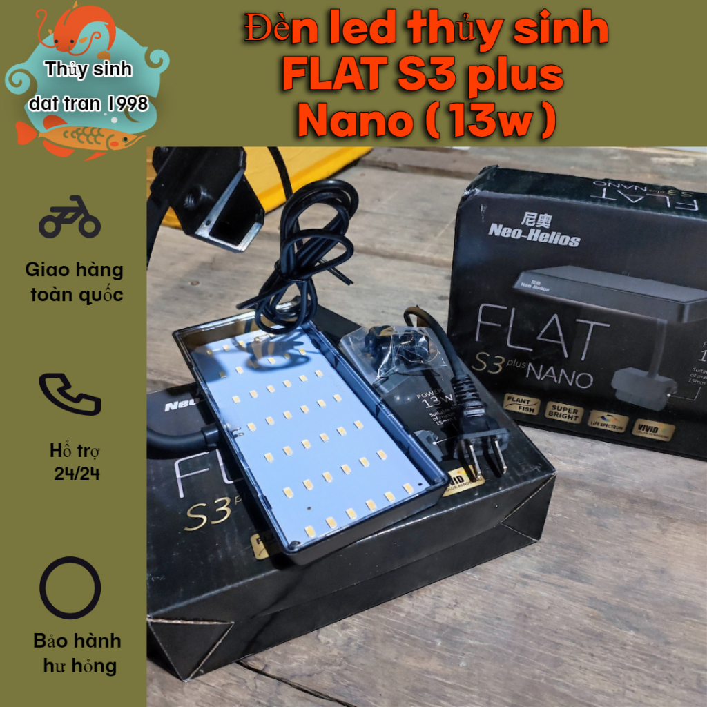 Flat S3 plus Nano aquarium led light (13w ) | Shopee Malaysia