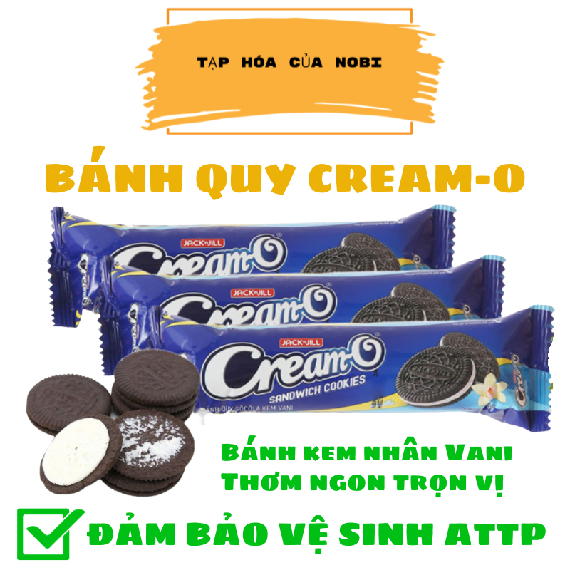 Cream-o Vanilla Cream Cookies 85g Pack | Shopee Malaysia