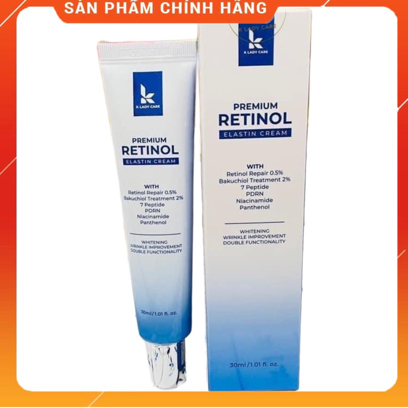 K Lady Care Premium Retinol Elastin Cream Supports Skin Regeneration ...
