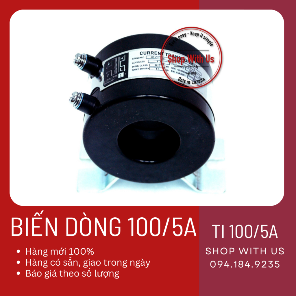 100/5a current transformer - TI 100/5A - RCT-35 100/5A current ...