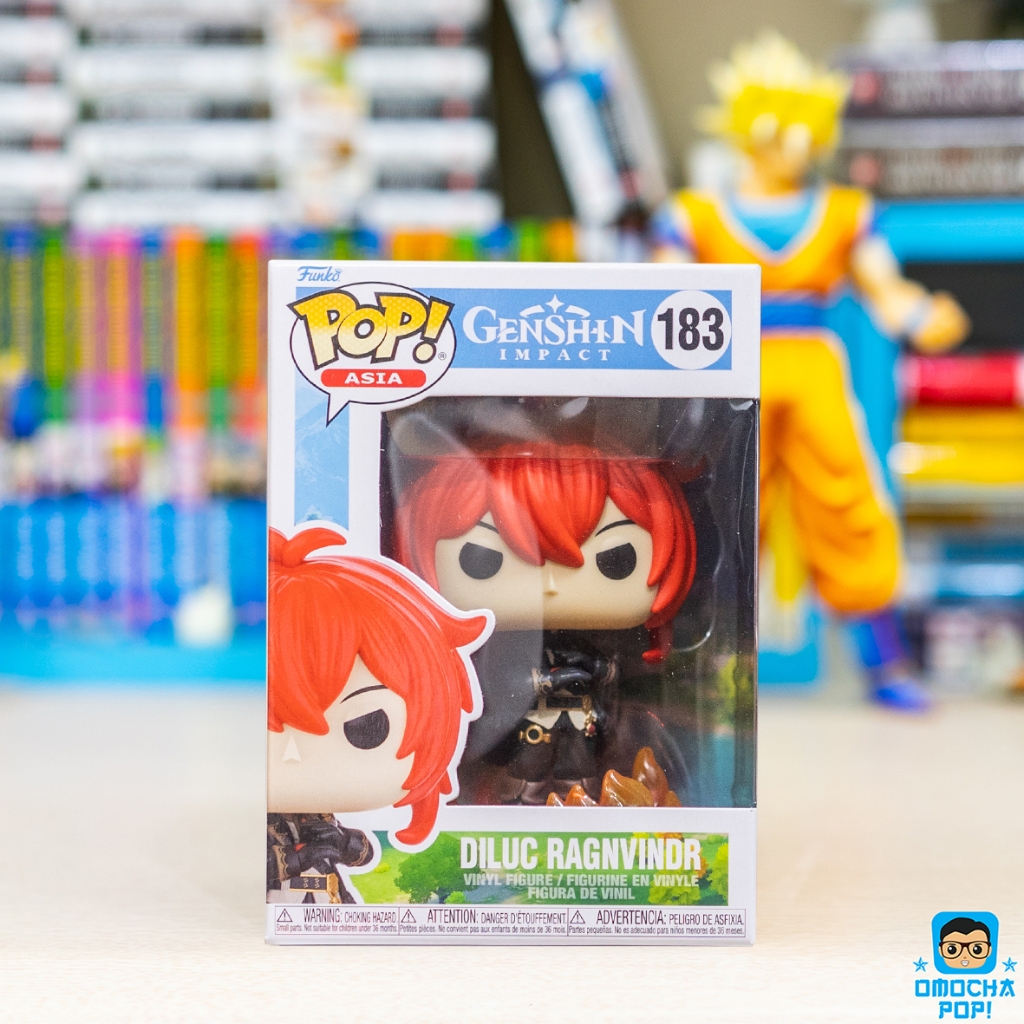 Original Funko Pop Figure : Genshin Impact - Diluc Ragnvindr 183 ...