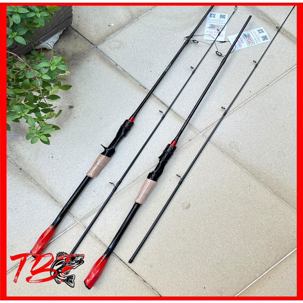 Dawa Twisted Handle Fishing Rod - Porcelain Ring - Carbon Embryo ...