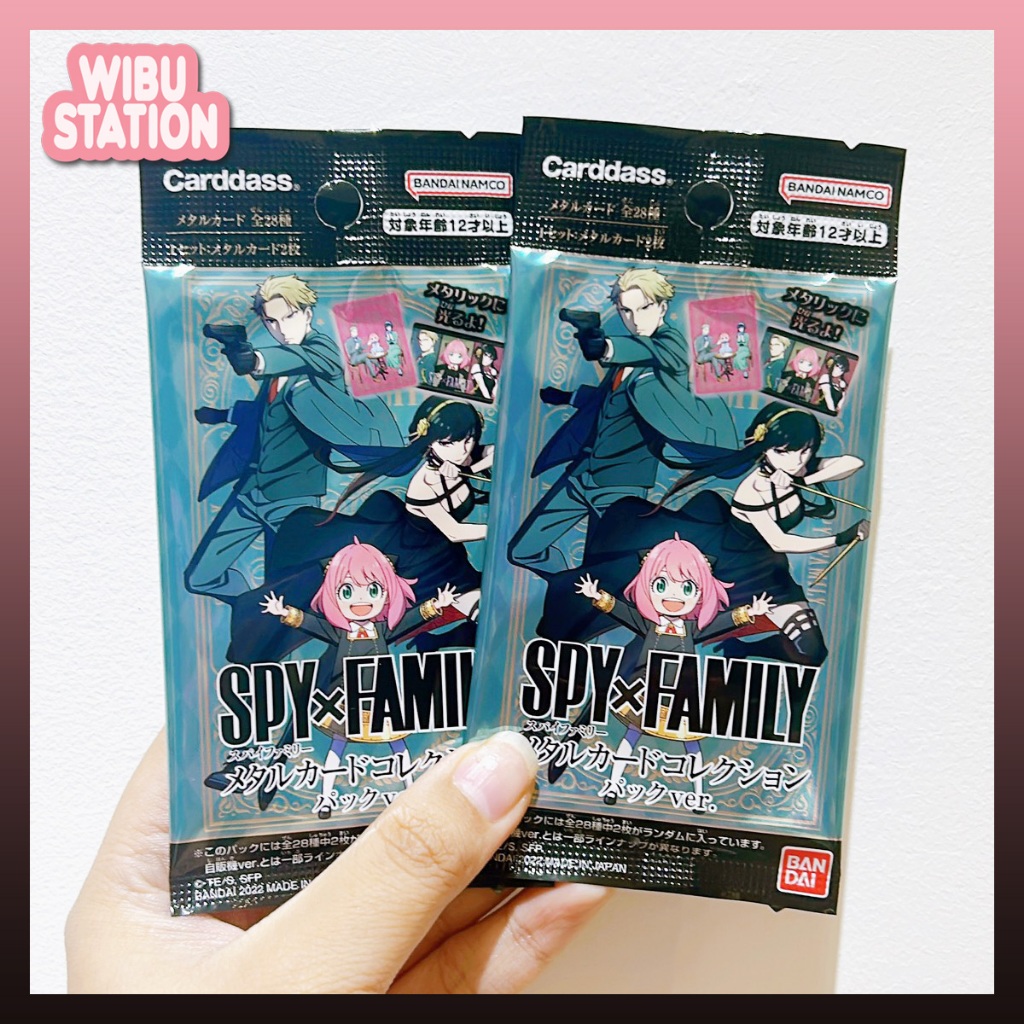 [WibuStation] Metal card Spy x Family dignity card | Shopee Malaysia