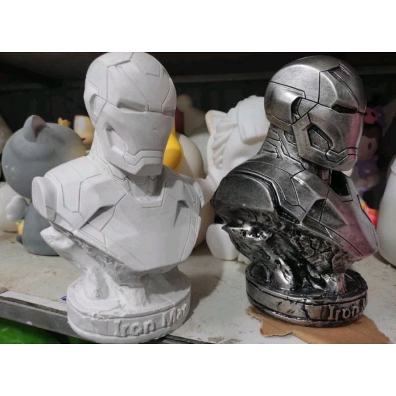 Iron MAN plaster statue to color for children | Shopee Malaysia