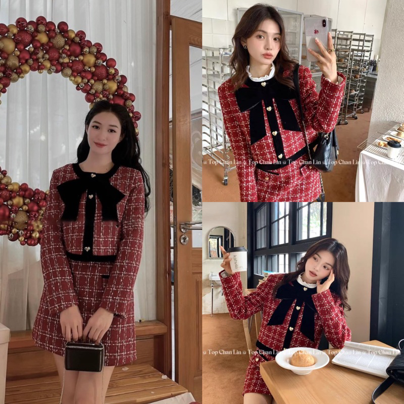 Set Red Neck Bow Tie With Heart Button Jacket Felt Mix Skirt Letter A ...