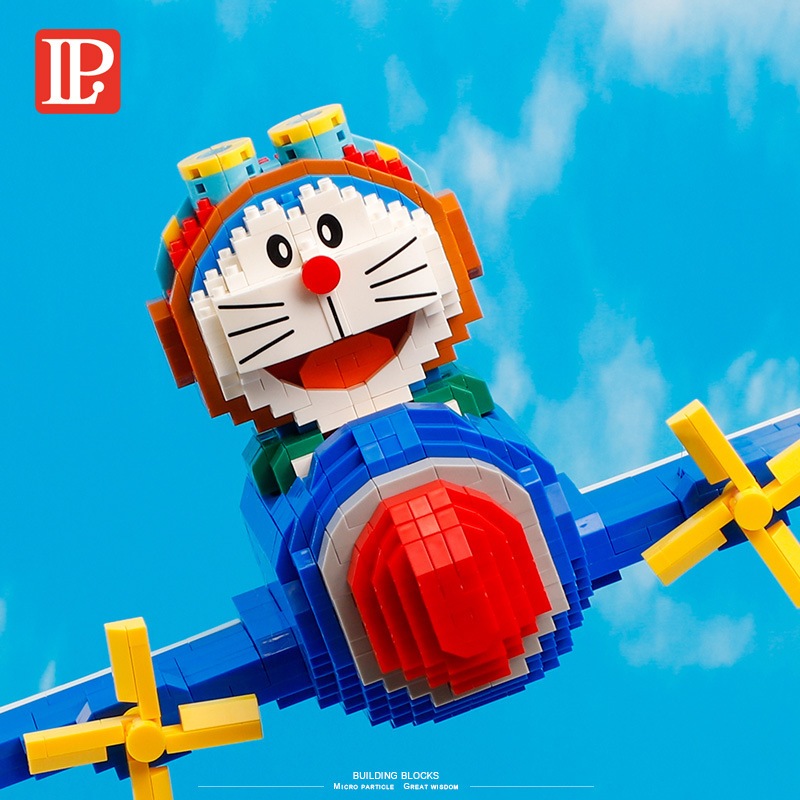 Fire Doraemon Hot Spring Bath assembly toy set - BALODY Nanoblock 3D ...