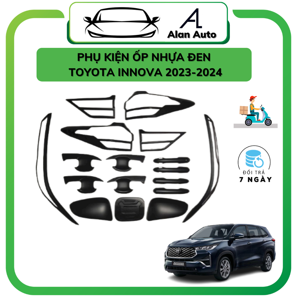 Accessories For Toyota Innova 2024, Door Handle, Door Recess, Rear ...