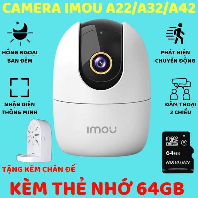 Imou wifi Indoor Camera A22EP A32EP A42EP (4MP) Rotates 360 Degrees Of ...