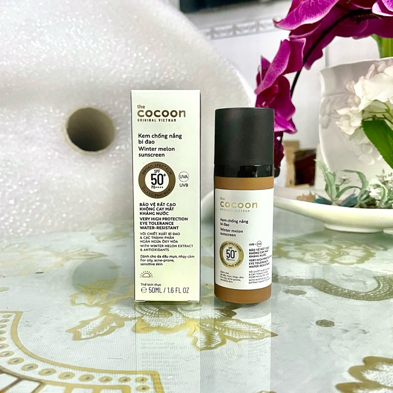 Broad spectrum squash sunscreen, very high protection SPF 50+, PA ...