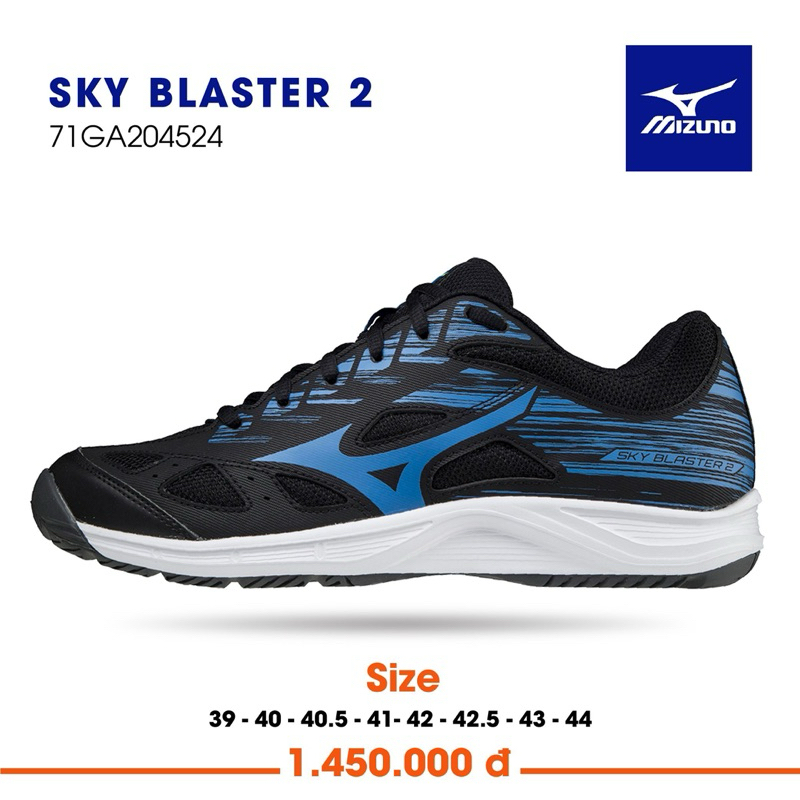 Genuine Mizuno Sky Blaster 2 Badminton Shoes | Shopee Malaysia