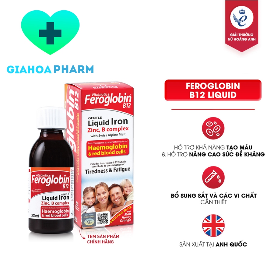 [GENUINE] Vitabiotics Feroglobin B12 Liquid blood tonic syrup ...