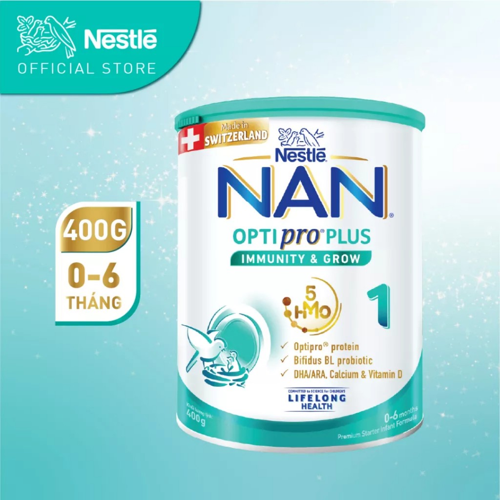 [New Model] Nestle NAN OPTIPRO PLUS 1 Powdered Milk – 400G Box | Shopee ...