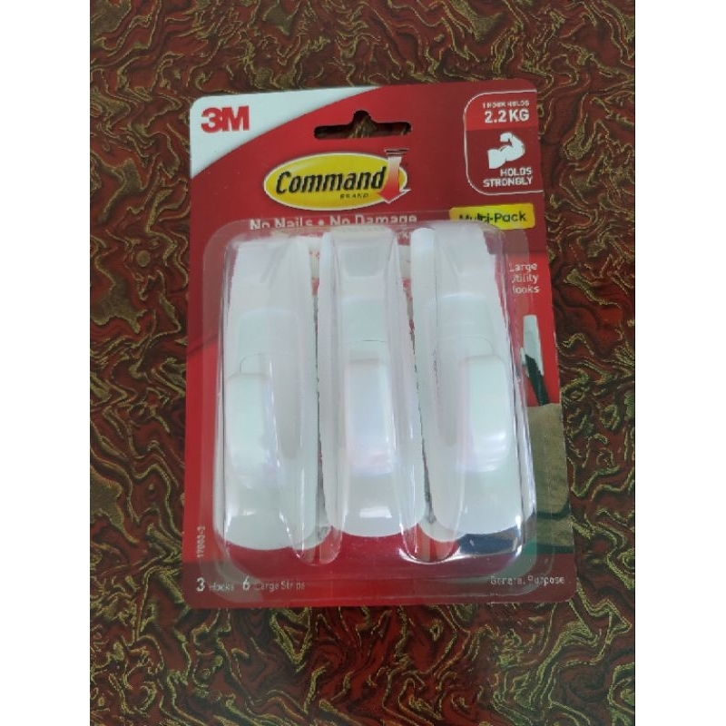 3m Command wall hanger set 2.2kg | Shopee Malaysia