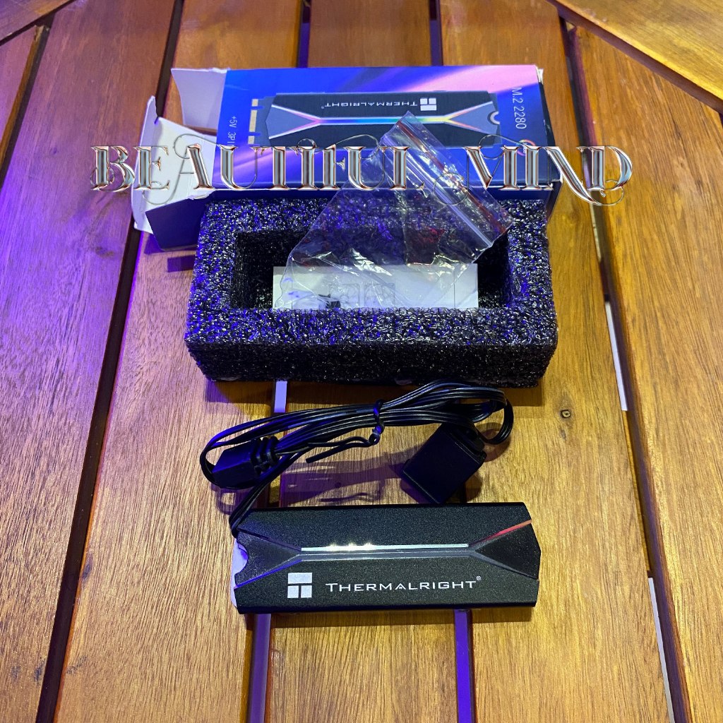 Thermalright SSD M2 Cooler Hard Drive Heatsink With 3-pin ARGB 5V LED ...