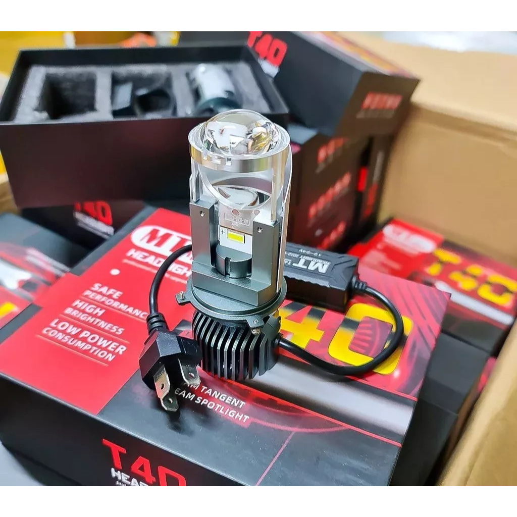 (Price For 1 bulb) T40 ball bearing led headlight with H4 base for ...