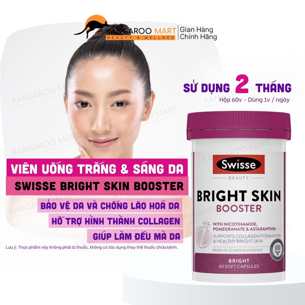 Swisse Bright Skin Booster 60 Capsules - Kangaroo Mart Top Vitamins ...
