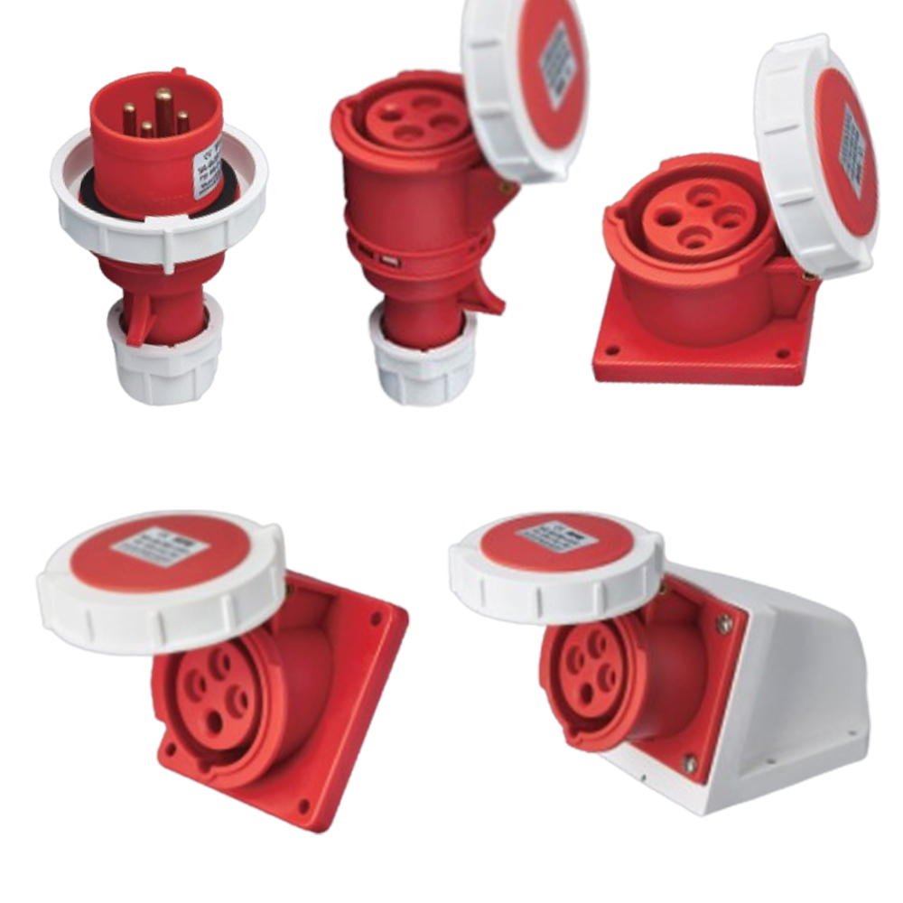 INDUSTRIAL PLUG AND SOCKET 16A / 32A 3P+E IP67 HIGH QUALITY MPE (MPN ...