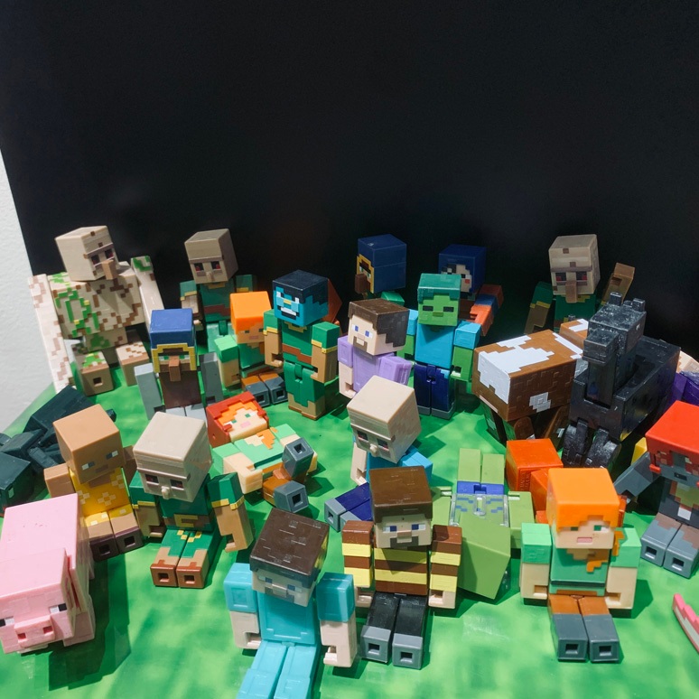 Random static model minecraft minifigure, static model for display and ...