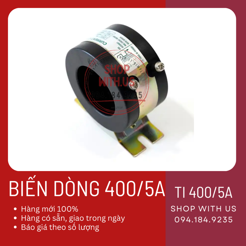 400/5a current transformer - TI 400/5A - RCT-58 400/5A current ...
