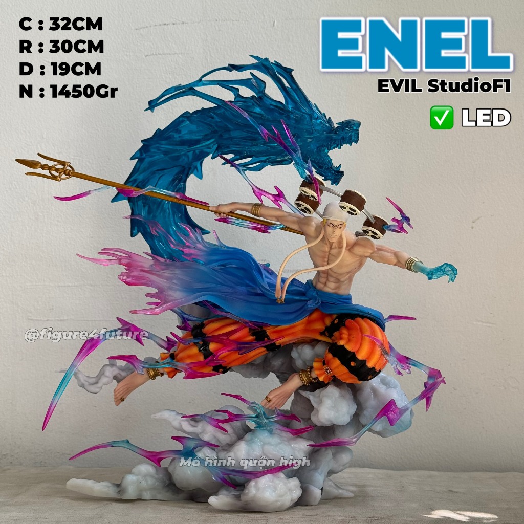 32CM tall Enel god of thunder model with beautiful LED lights - Enel ...