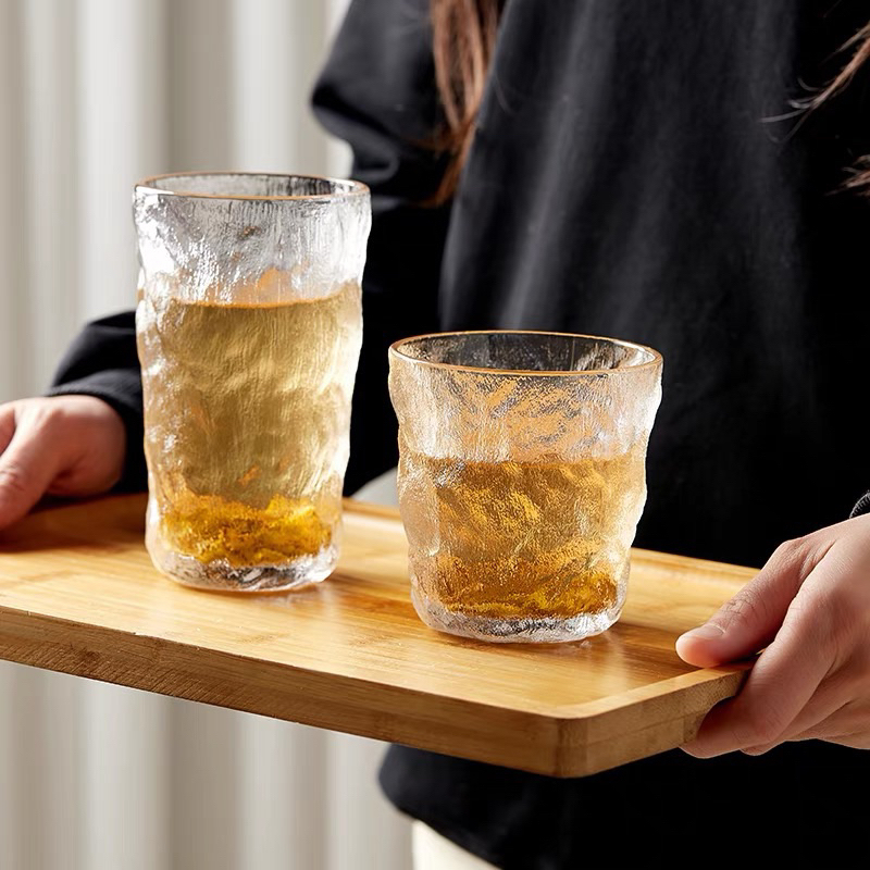 Luxury Japanese Style Wave Pattern Glass Cup | Shopee Malaysia