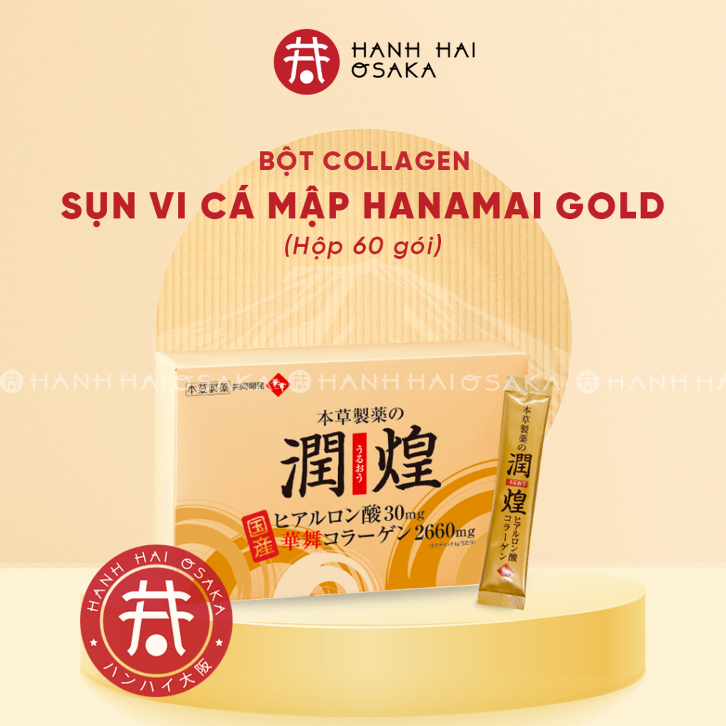 Hanamai Collagen Gold Premium Japanese shark cartilage Collagen powder ...