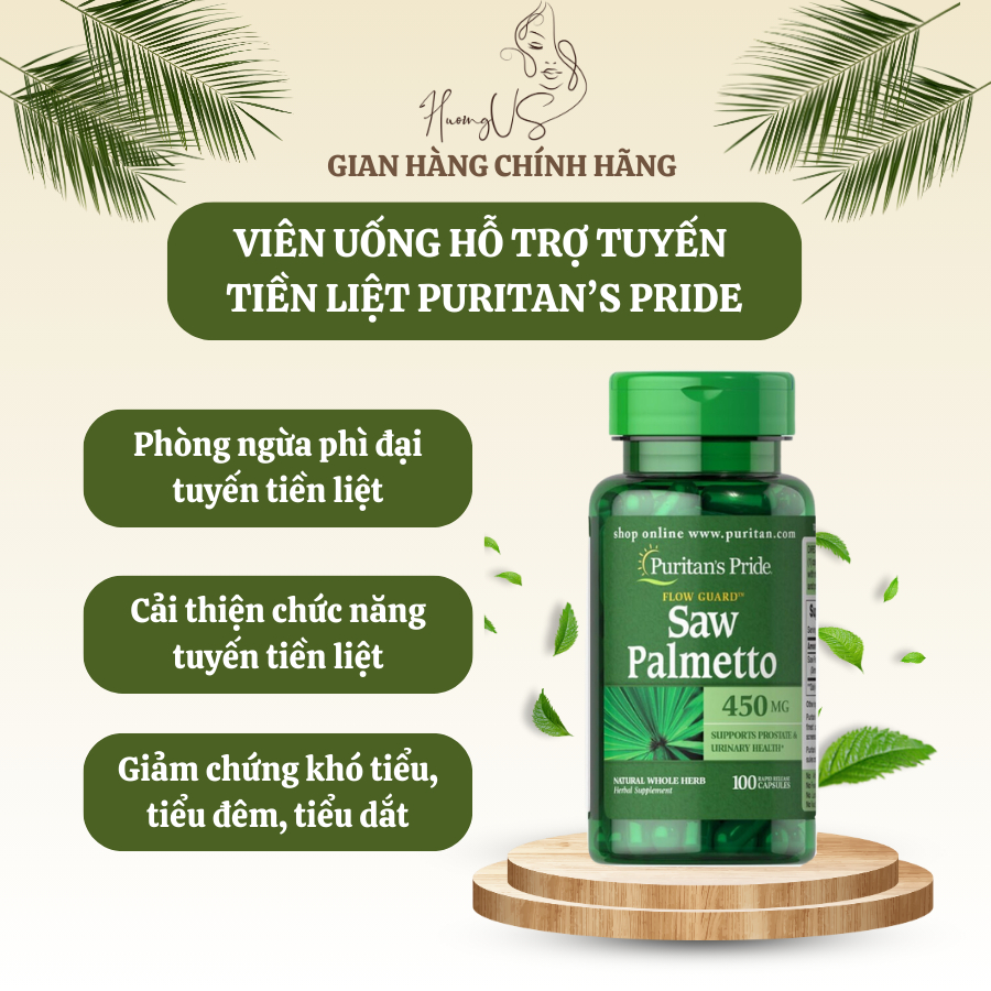 Puritan's Pride Saw Palmetto 450mg prostate and urinary tract support ...