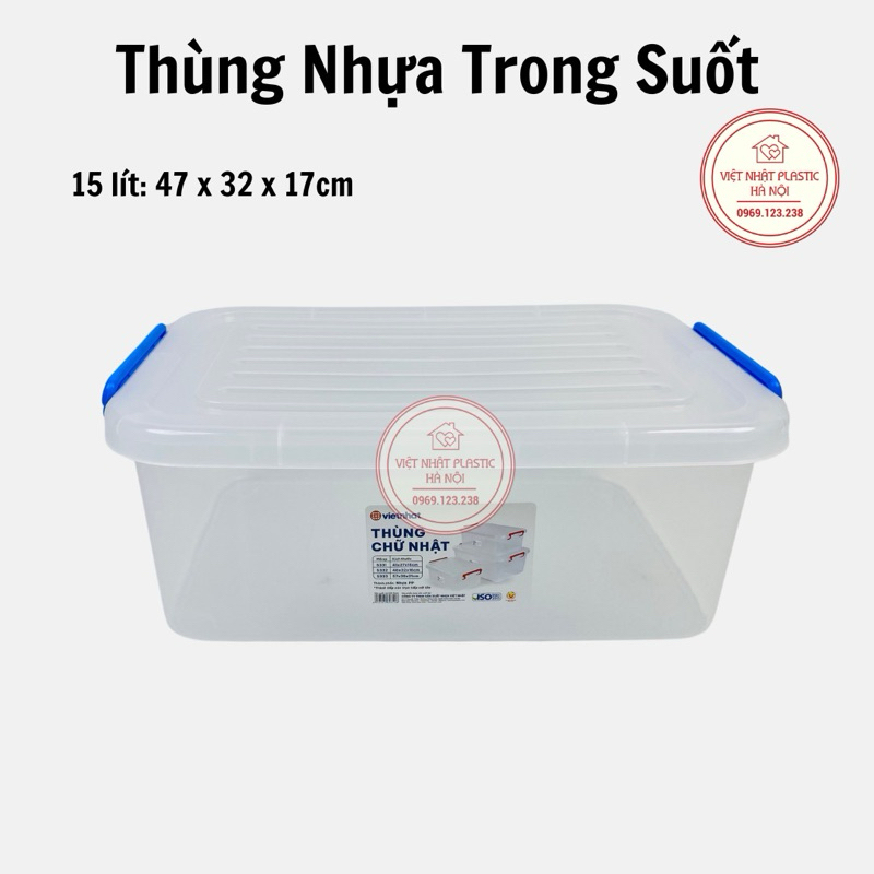 [Ready Stock] Transparent Flexible Plastic Containers 10L, 15L, 30L ...