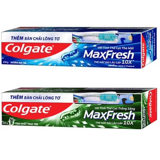 Colgate MaxFresh Toothpaste 225g (Mint / Bamboo Charcoal) | Shopee Malaysia